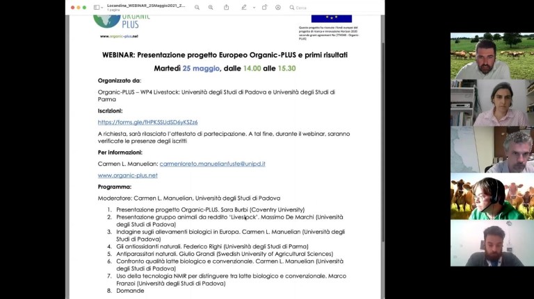 Livestock webinar and results